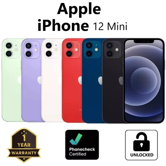 Pre-Owned Apple iPhone 12 mini - Carrier Unlocked - 64 GB Blue (Good ...