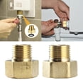 Brass Hose Connectors Heavy Duty Hose Reducers 6 Pcs Thread Adapter ...