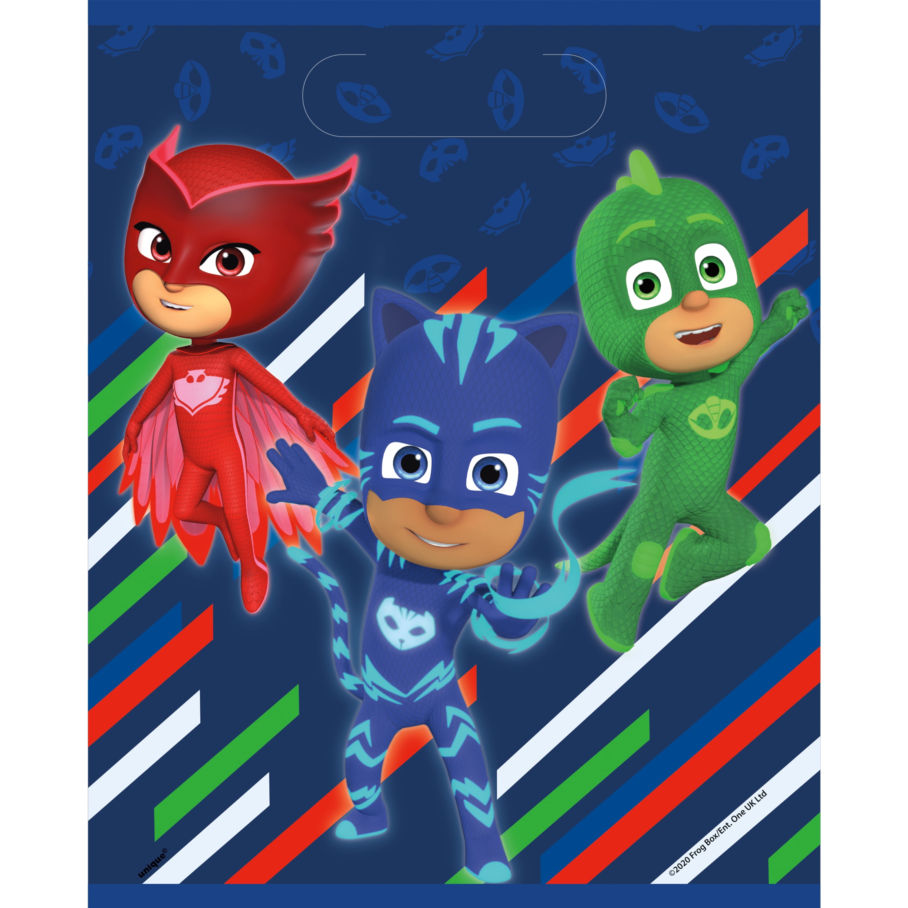 PJ Masks Plastic Multi-color Party Bags, 8 Count - Walmart.com