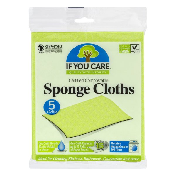 If You Care Sponge Cloths - 5 CT - Walmart.com