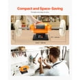 Dual Speed 8-" Bench Buffer Polisher,1/2 HP 1725/3450 RPM Metal ...