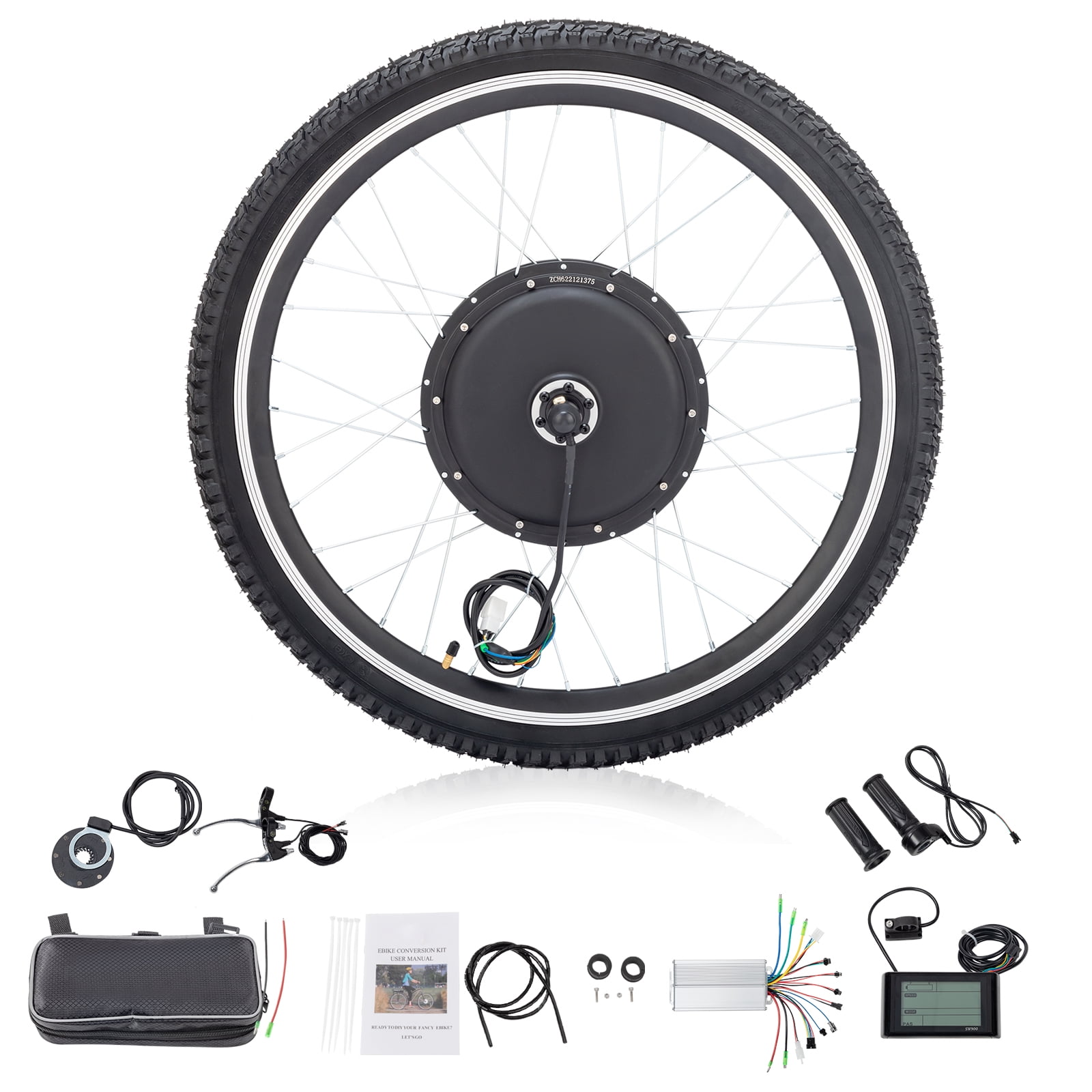 SalonMore 26" 48V 1500W Electric Bicycle Motor Kit Ebike Cycling Hub ...