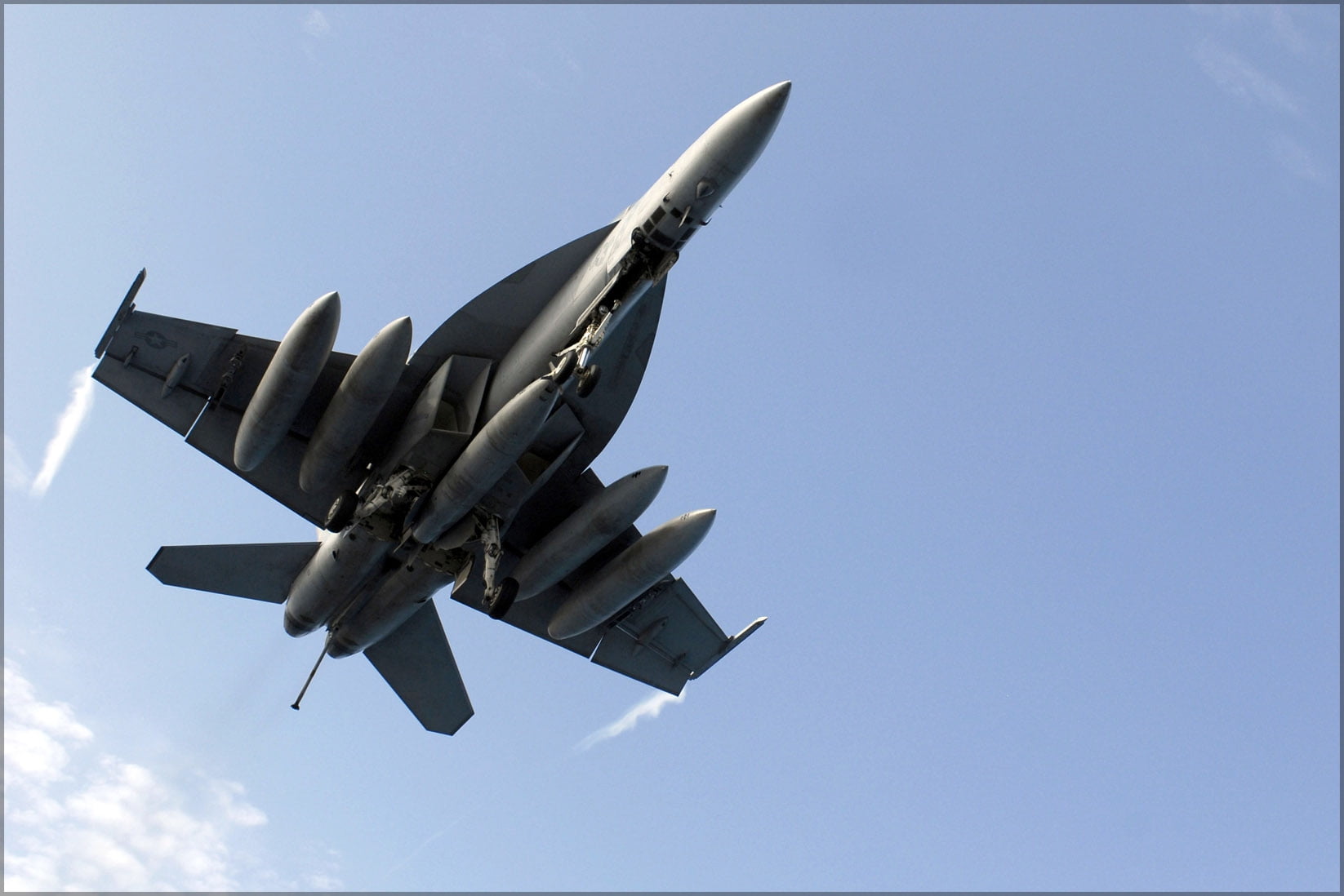 24"x36" Gallery Poster, FA-18E Super Hornet f-18 Strike Fighter ...