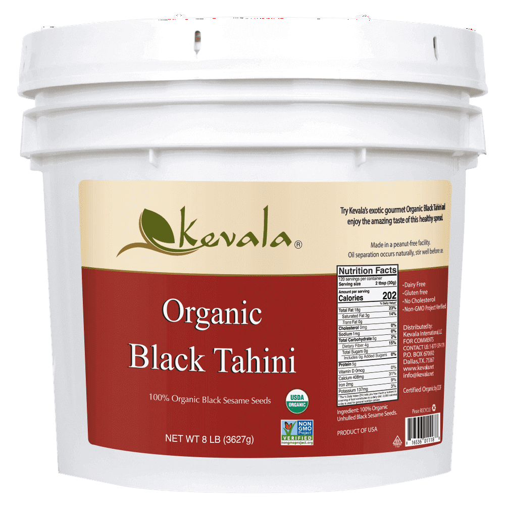 Kevala Organic Black Tahini 8 lb - Walmart.com - Walmart.com