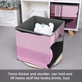 10.6in Folding Storage Box Solid Material Handle On Both Sides For Easy ...