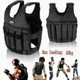 Vobor Adjustable Training Weighted Vest, 110 Lb/50 Kg, Black (Weights ...