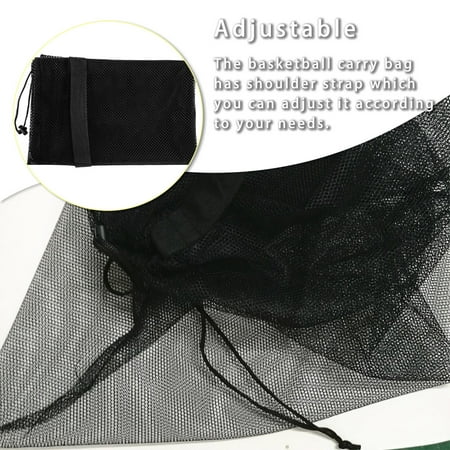 Basketball Storage Net Bag with Polyester Basketballs Football ...
