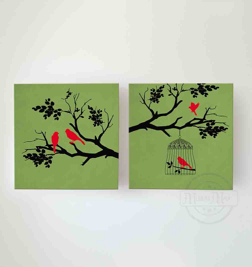 MuralMax Birdcage Family Tree Wall Decor Canvas Art For Anniversary muralmax-birdcage-family-tree-wall-decor-canvas-art-for-anniversary