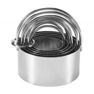 Round Cookie Biscuit Cutter Set, 12 Graduated Circle Pastry Cutters ...