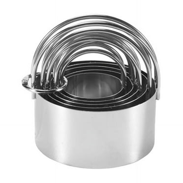 Round Cookie Biscuit Cutter Set, 12 Graduated Circle Pastry Cutters ...