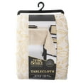 Thyme & Table 102" Rectangle Tablecloth, Cream and Gold Leaf - Walmart.com
