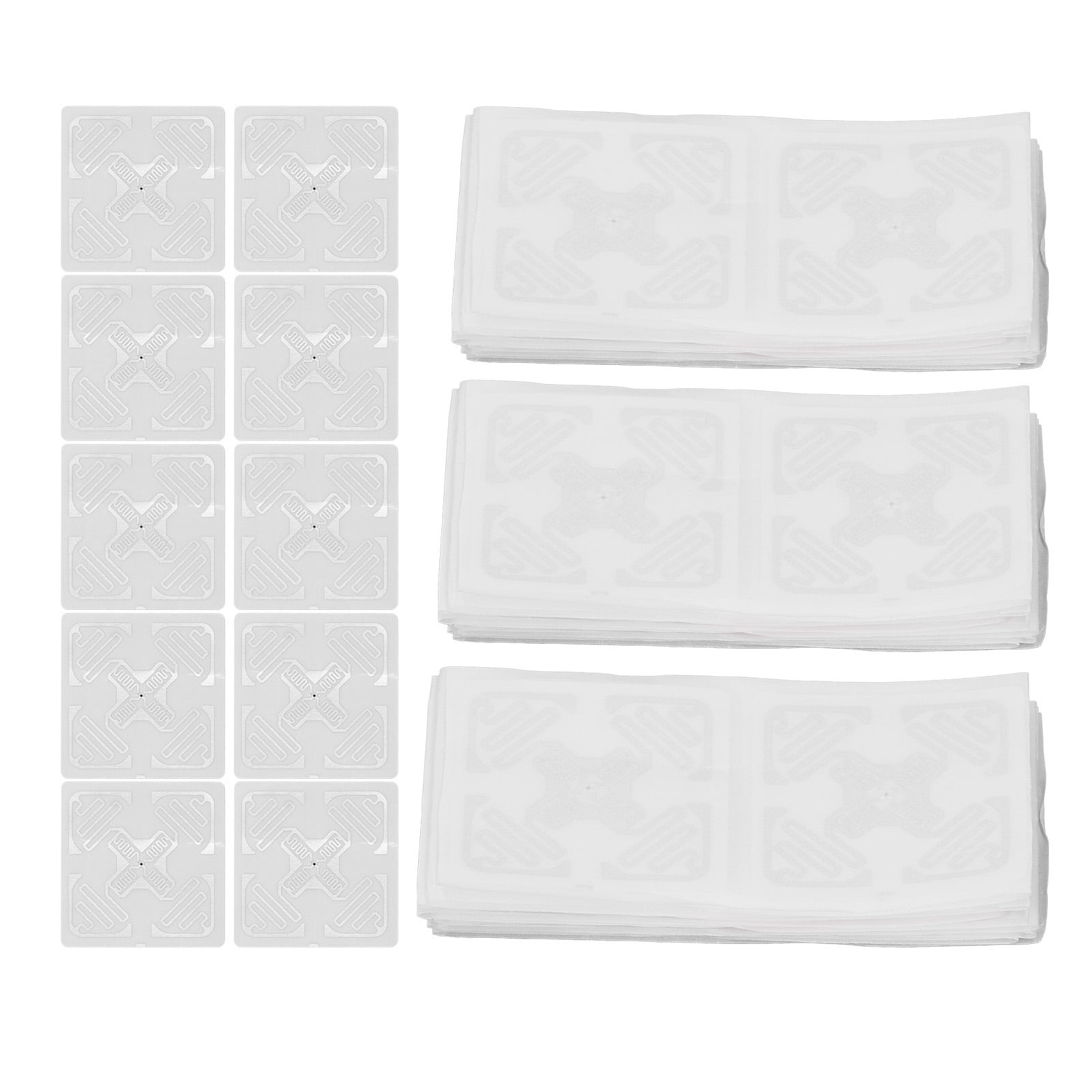 Adhesive Inlay Label, Oilproof Electrical Insulation 100pcs UHF RFID ...