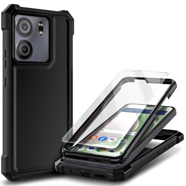 Samsung Galaxy A12 5G Phone Case with Tempered Glass Screen Protector ...