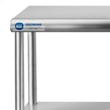 Gridmann NSF Stainless Steel Kitchen Prep & Work Table with 2-Tier ...