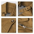 Cloudstyle Mens Trench Jacket Lightweight Summer Military Windbreaker ...