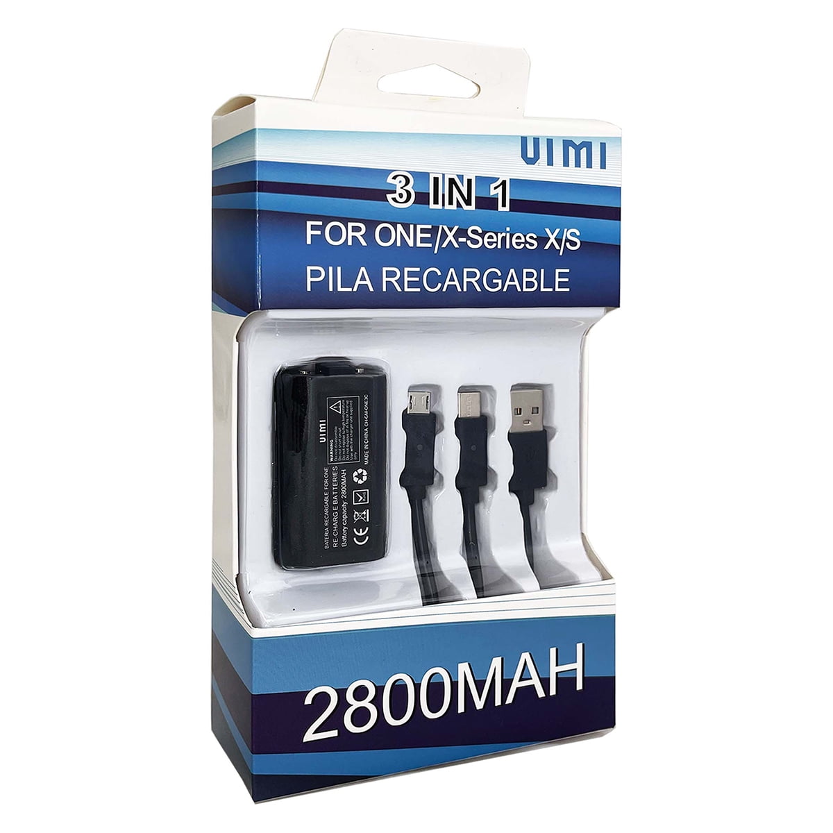 Kit Carga Y Juega Para Control Xbox One Cable V8 Y Tipo C | Walmart en ...