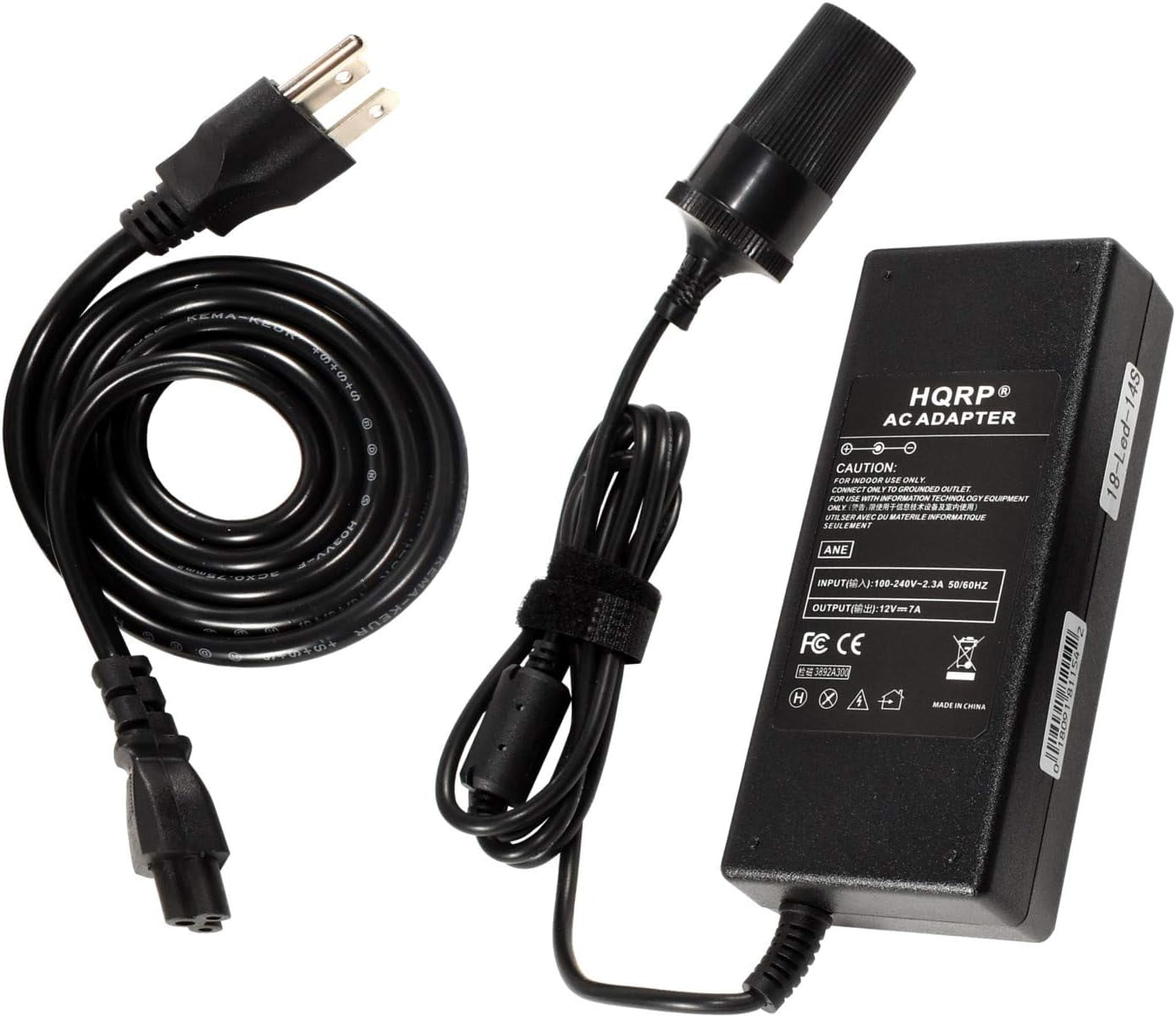 HQRP Powerful 84W Car Charger Converter AC to 12V DC for Engel Portable ...