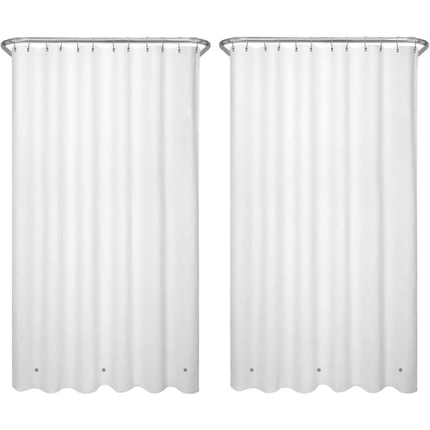 Liba Peva 8 Gauge Bathroom Shower Stall Curtain Liner 72 W X 72 H 8g