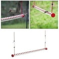 Practical Tube Hanger Hole Birds Feeding Feeder Transparent Pipe ...