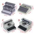 Antique-Style Miniature Typewriter Desk Ornament Movable Keys for ...