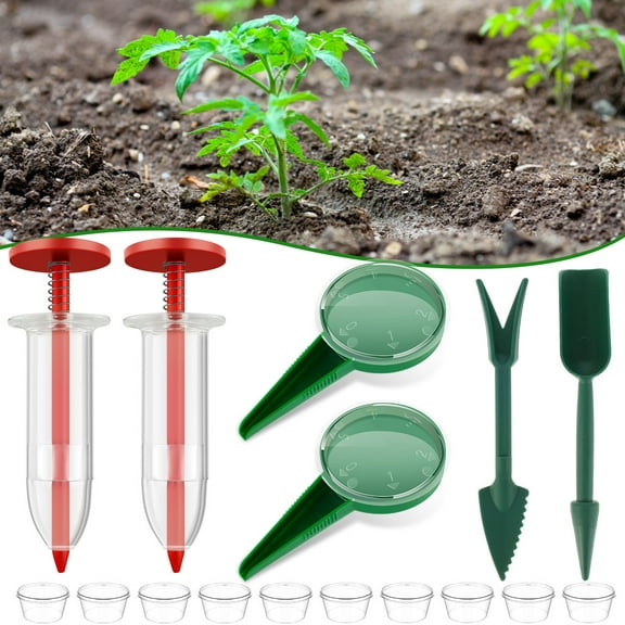 Garden Seed Sower, Plastic Mini Hand Seed Spreader, Multifunctional ...