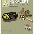 NukAlert Keychain Attachable Nuclear Radiation Detector & Alarm Monitor ...