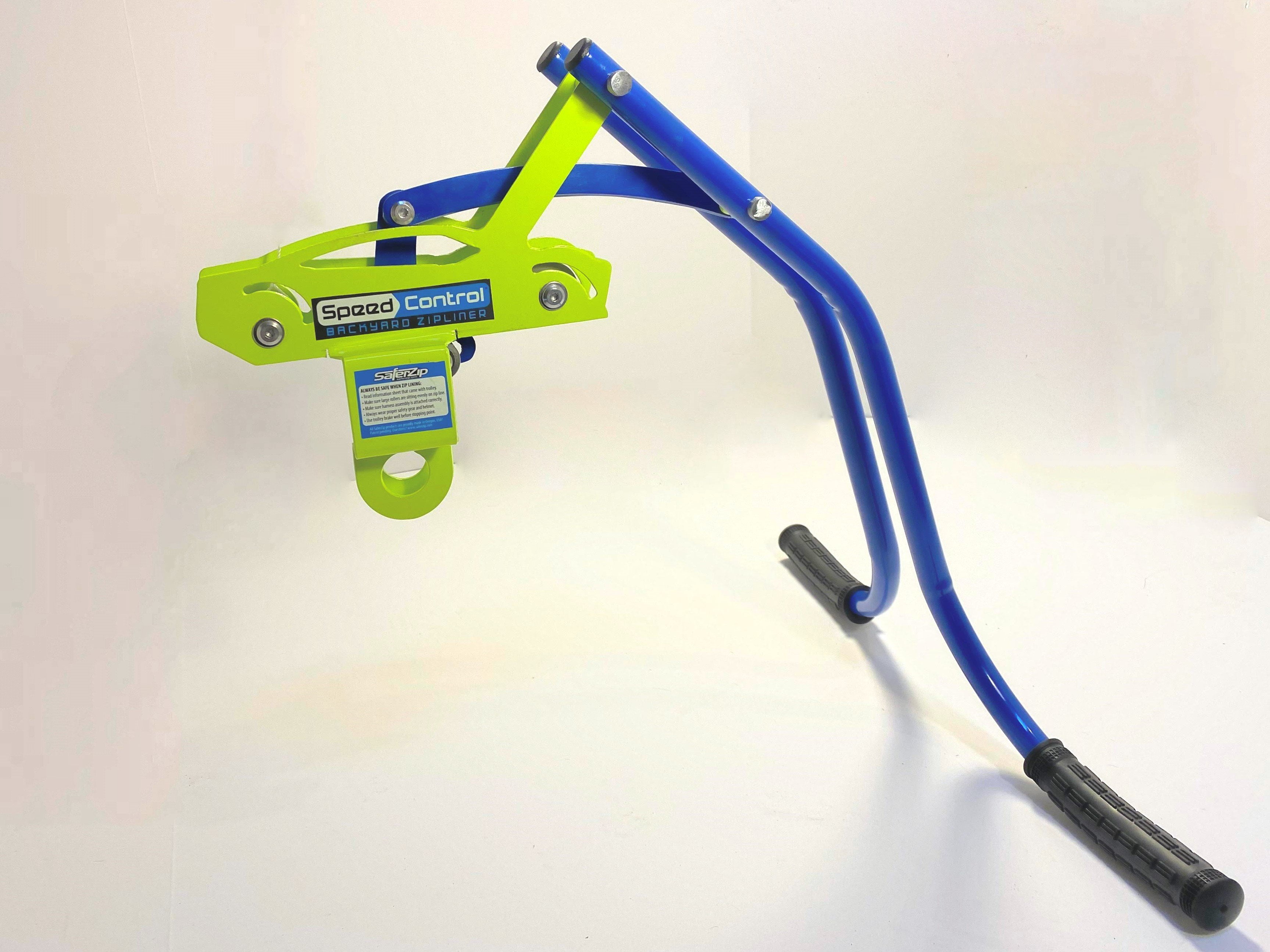 Zip line trolley with brake - Backyard Zipliner 2 (Race Car style ...