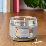 Mainstays Backyard Bonfire Scented 3-Wick Glass Jar Candle, 11.5 oz ...