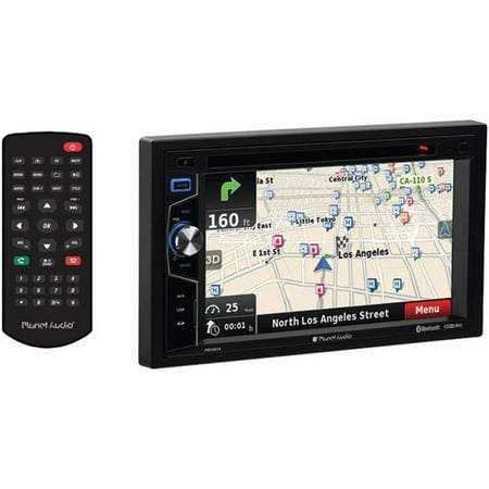 Planet Audio PNV9674 Double-DIN In-Dash Navigation Touchscreen DVD ...