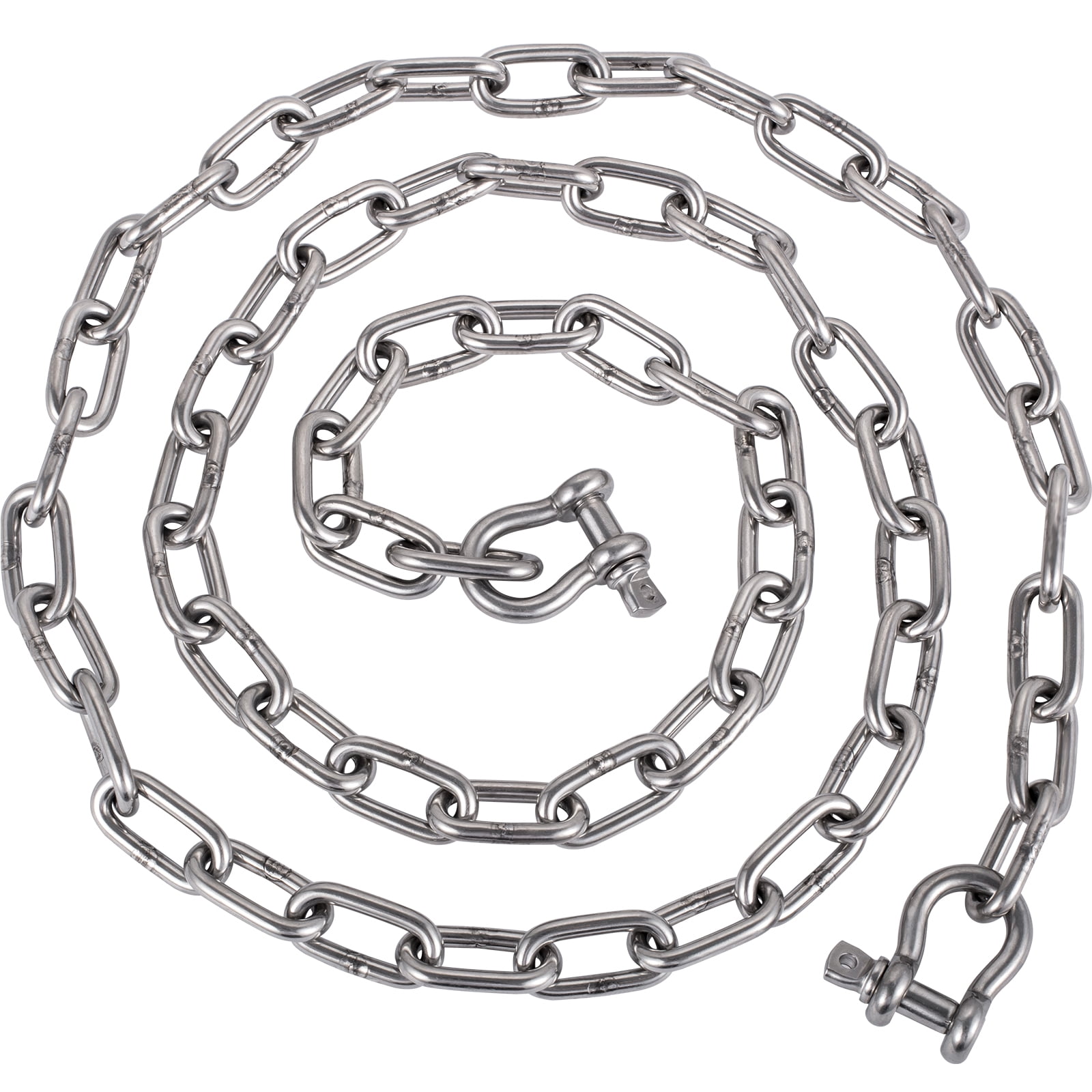 VEVOR Anchor Chain 20 X 5 16 Stainless Steel Chain 3 8 Anchor