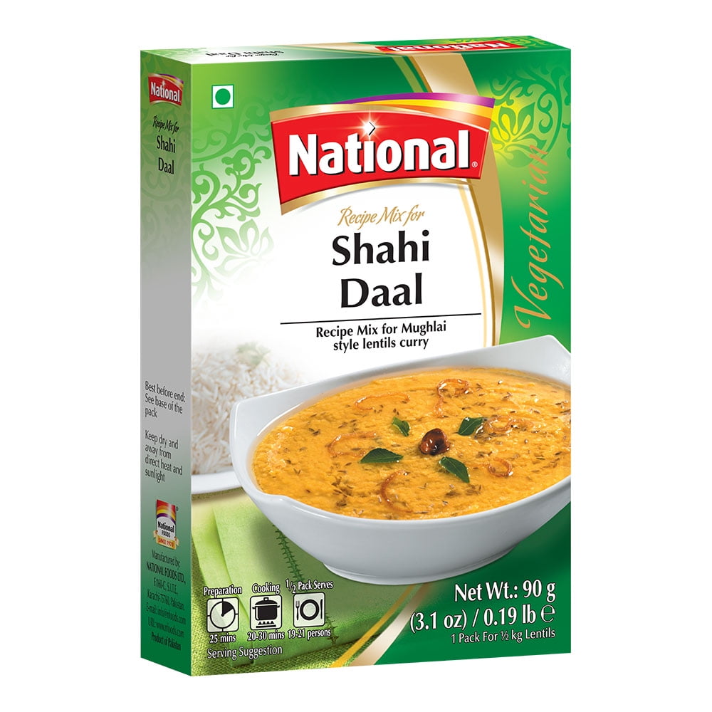 National Foods Shahi Daal Recipe Mix 3.10 oz (90g) | South Asian Curry ...
