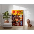 Affixzi Asian Cuisine Art Print, Oriental Kitchen Decor, Dinner Table ...