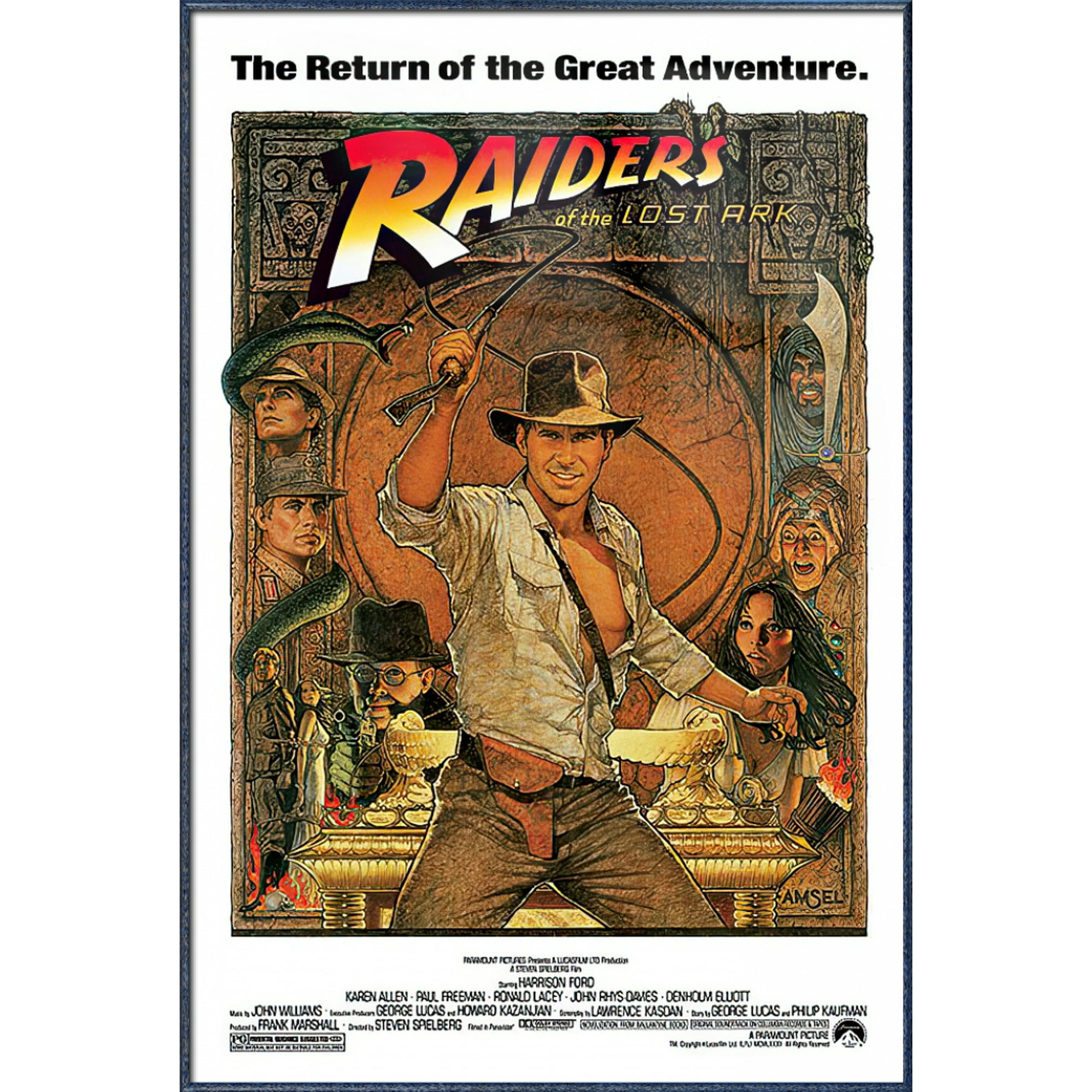 Indiana Jones Raiders Of The Lost Ark Movie Poster