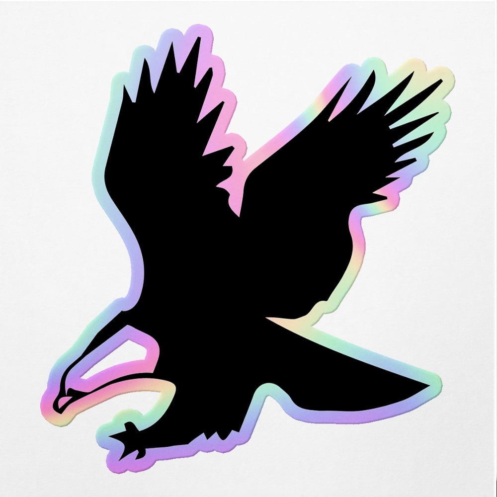Vinyl Stickers Decals Of Hawk Illustration - Apply On Any Smooth ...