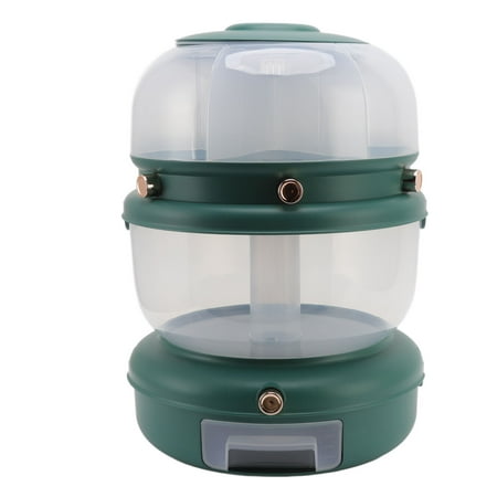 Rotating Rice Dispenser, 6 Grids Grain Storage Container Buckle Design ...