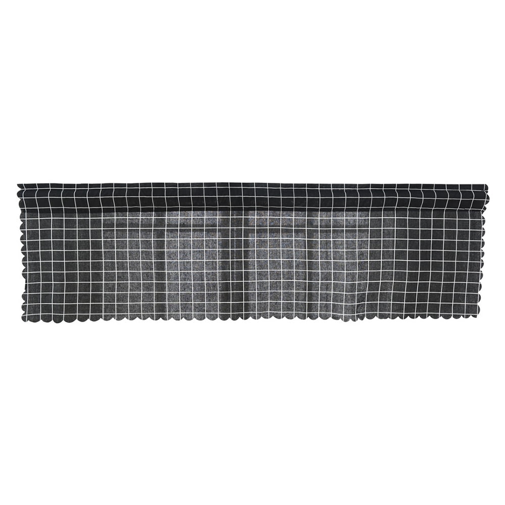 Click here for Amdohai Valance Grid Stripe Style Blackout Window... prices