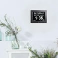 Yescom 8inch Large Digital LCD Day Clock 8 Alarm Dimmable Calendar for ... Yescom 8inch Large Digital LCD Day Clock 8 Alarm Dimmable Calendar for ...