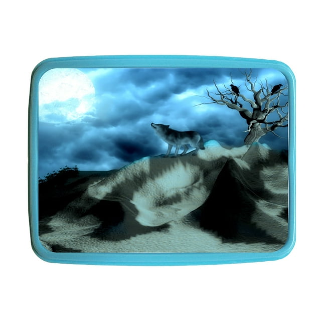 Lunchbox Pets Wolf Under the Moon Kids Bento Lunch Box with 3 ...
