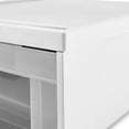 Starplast Small Stackable Storage Drawer, 19.75" x 15.5", White ...