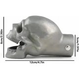 EUDIDV Home Decor Items Skull Metal Exhaust Pipe Head Universal ...