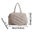 VMWMSSR Quilted Tennis Bag, 18.9 Inch Sport Duffel with Detachable ...