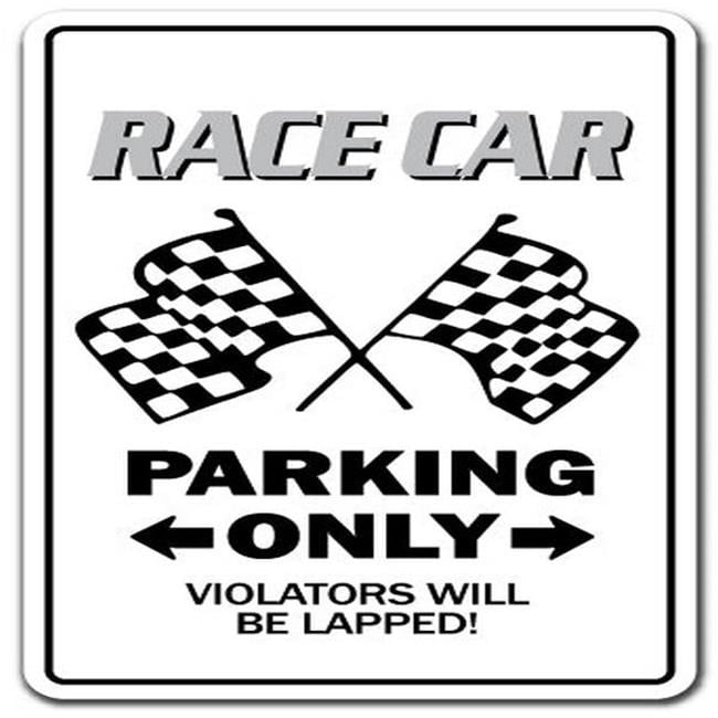 SignMission Z-1117-Race Car 7 in. Race Car Sign - Racing Drag Strip ...