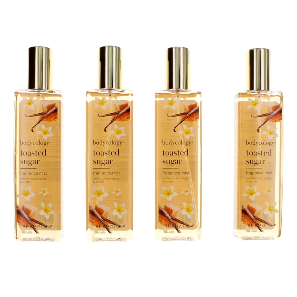 Toasted Sugar by Bodycology, 4 Pack 8 oz Fragrance Mist for Women ...