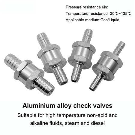 Check Valve Pneumatic Fitting Quick Waterproof Lightweight One-way ...