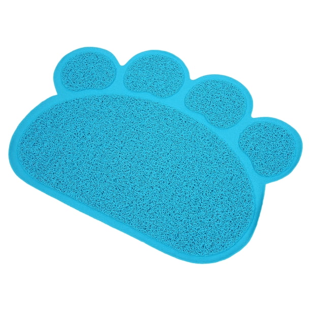 Cat Litter Pad,Litter Box Mat Prevent PVC Litter Box Pad Paw Shaped ...