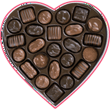 Russell Stover Red Foil Heart Box of Valentines Assorted Chocolates ...