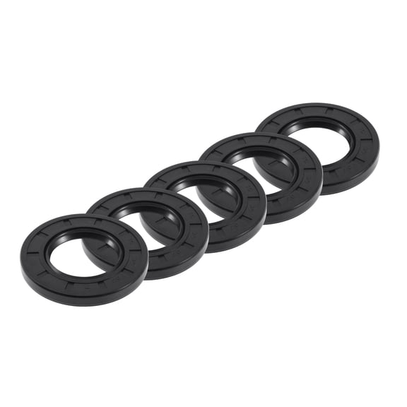 Unique Bargains Universal Oil Seal TC Double Lip W Steel Spring Seal ...