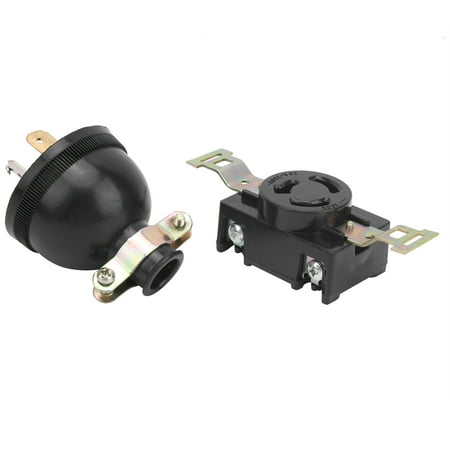 Generator 3-Hole Socket Plug, Corrosion Proof Copper Copper Plug Socket ...