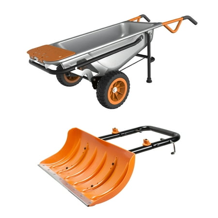 WG050/WA0230 - Aerocart 8-in-1 Yard Cart / Wheelbarrow / Dolly with ...