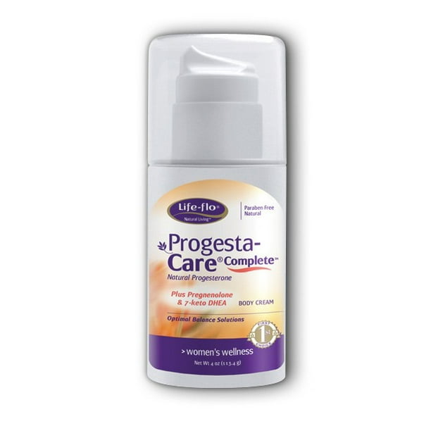 Life Flo Progesta-Care Complete plus Pregnenolone & 7-Keto Cream Pump 4 ...
